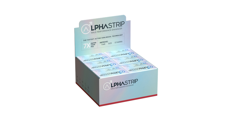 AlphaStrip Max 72 Hours - Performance Enhancement Strips - Box of 24 ...