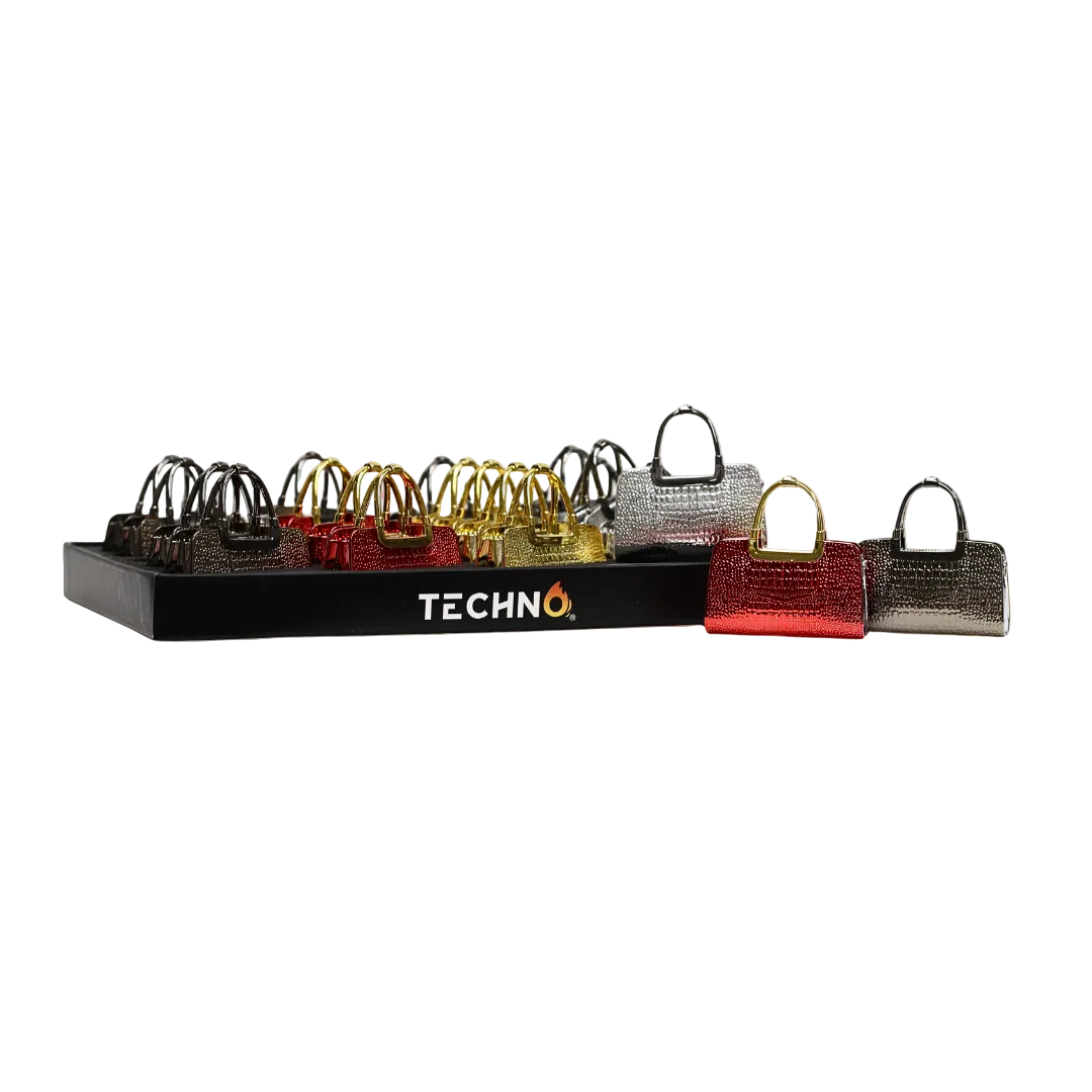 Techno Torch Purse Design (08023A) - Refillable Lighters (Display of 2 ...