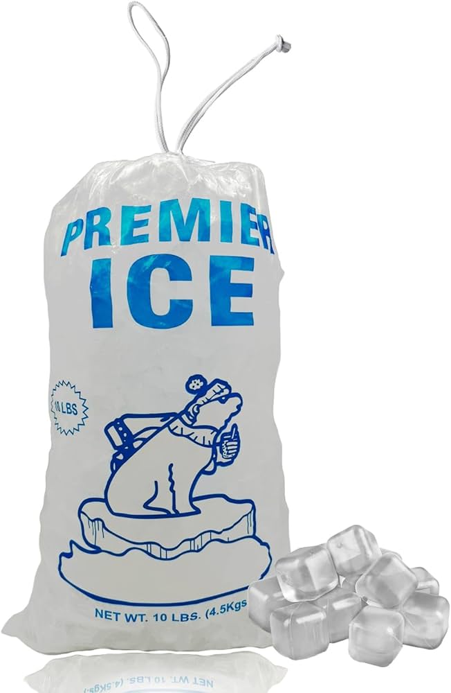 Premier Ice Bags 20LB - (Bag of 400) | MK Distro