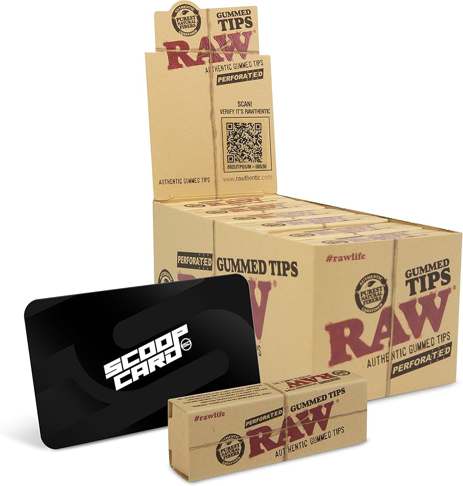 Raw - Classic Perforated Gummed Tips - Filters, Tips & Tubes (24packs ...