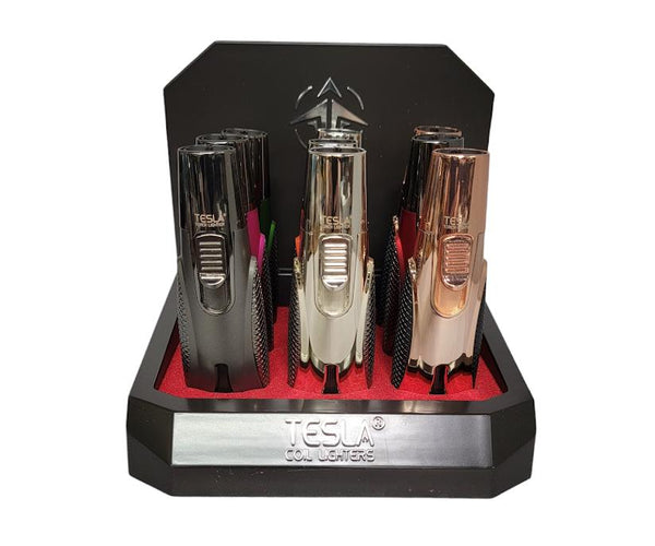 Tesla Coil - Straight Up (61617-T) - Dual Flame Refillable Lighters ...