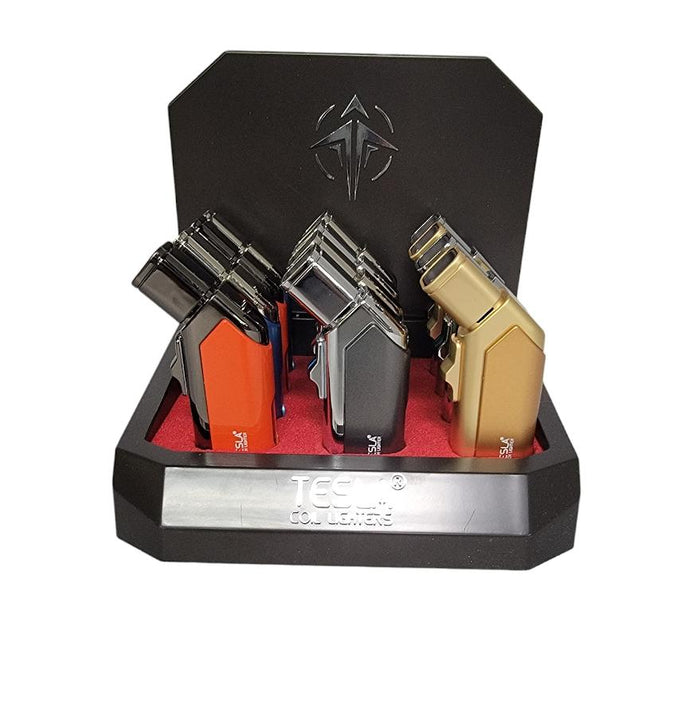 Tesla Coil - Torch 4 (61638-T) - Quadra Flame Refillable Lighters (Box ...