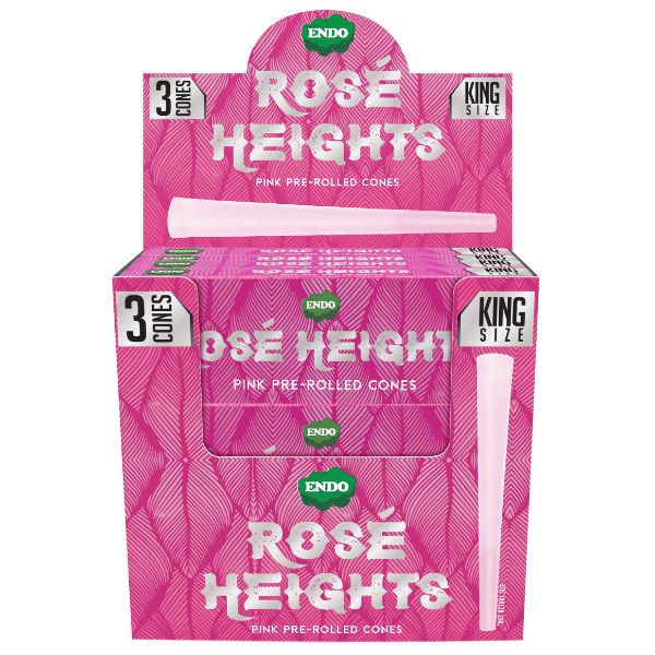 Endo Pink King Size Pre-Rolled - Cones (24 Packs x 3 Cones) – MK Distro