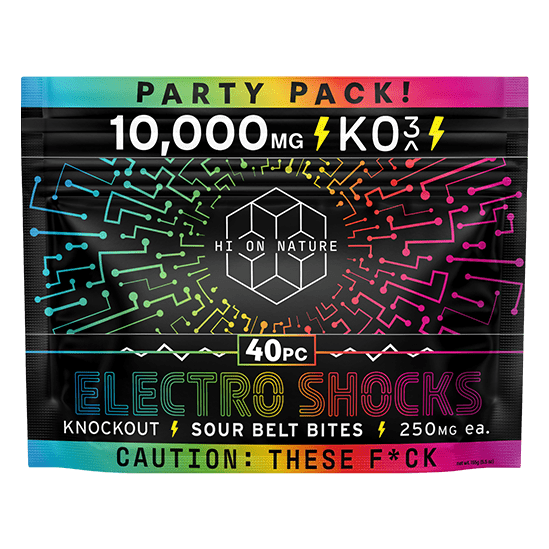 Hi On Nature (HON) - Party Pack KO3 Electro Shocks Knockout Sour Belt ...