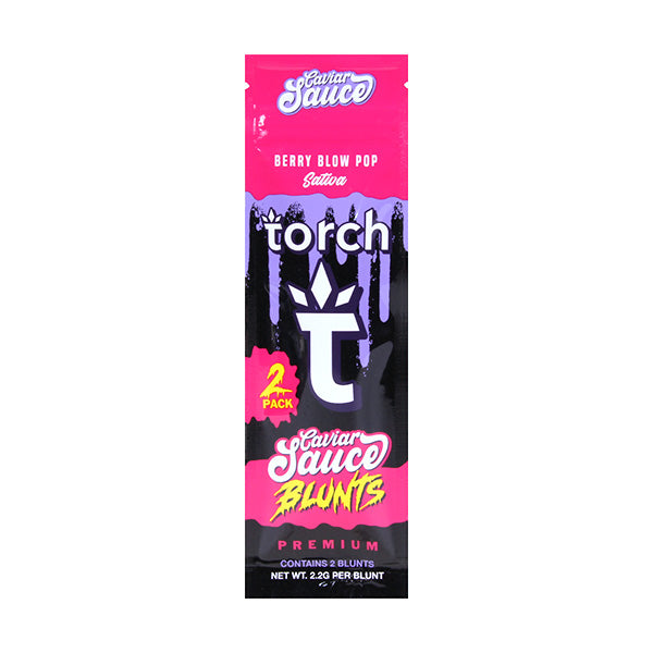 Torch - Caviar Sauce Blunts (THC-A) - Hemp Pre-Rolls (2.2g x 2 Pre ...