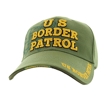 Adjustable Baseball Hat - US Border Patrol (Green) | MK Distro