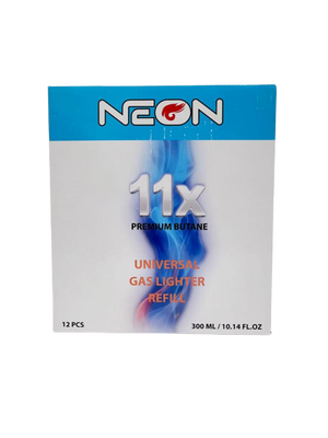 Neon 11x Premium Butane - Universal Gas Lighter Refill (12 x 300mL ...